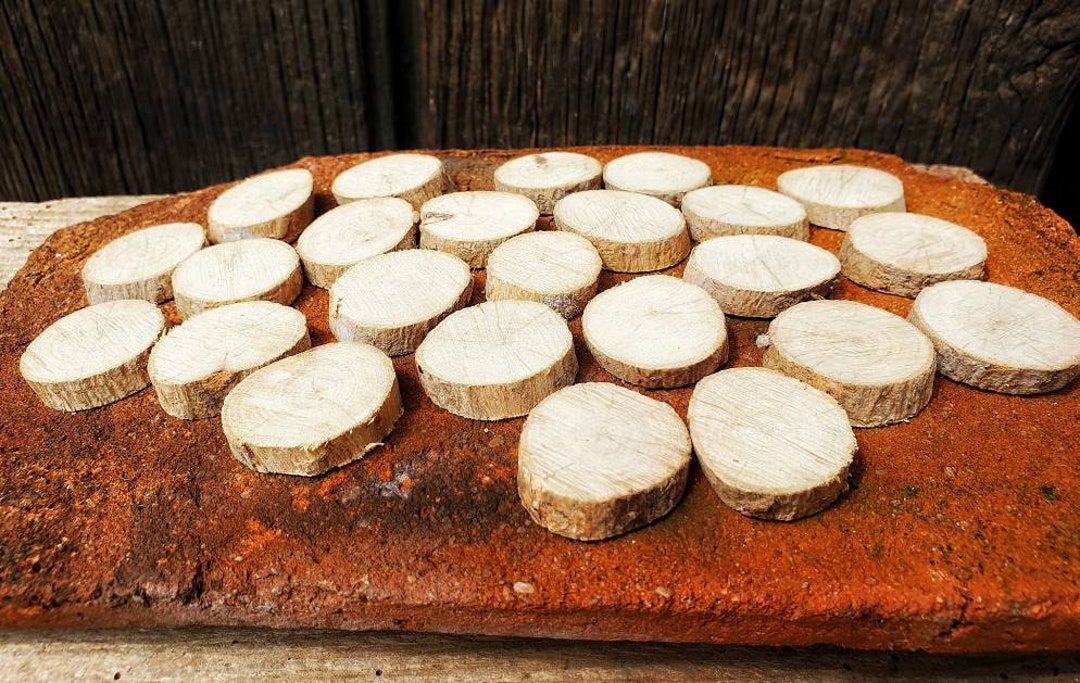 25 Hand Cut Rune Blanks Plum Wood Runes Make You Own Runes DIY Rune Kit ...