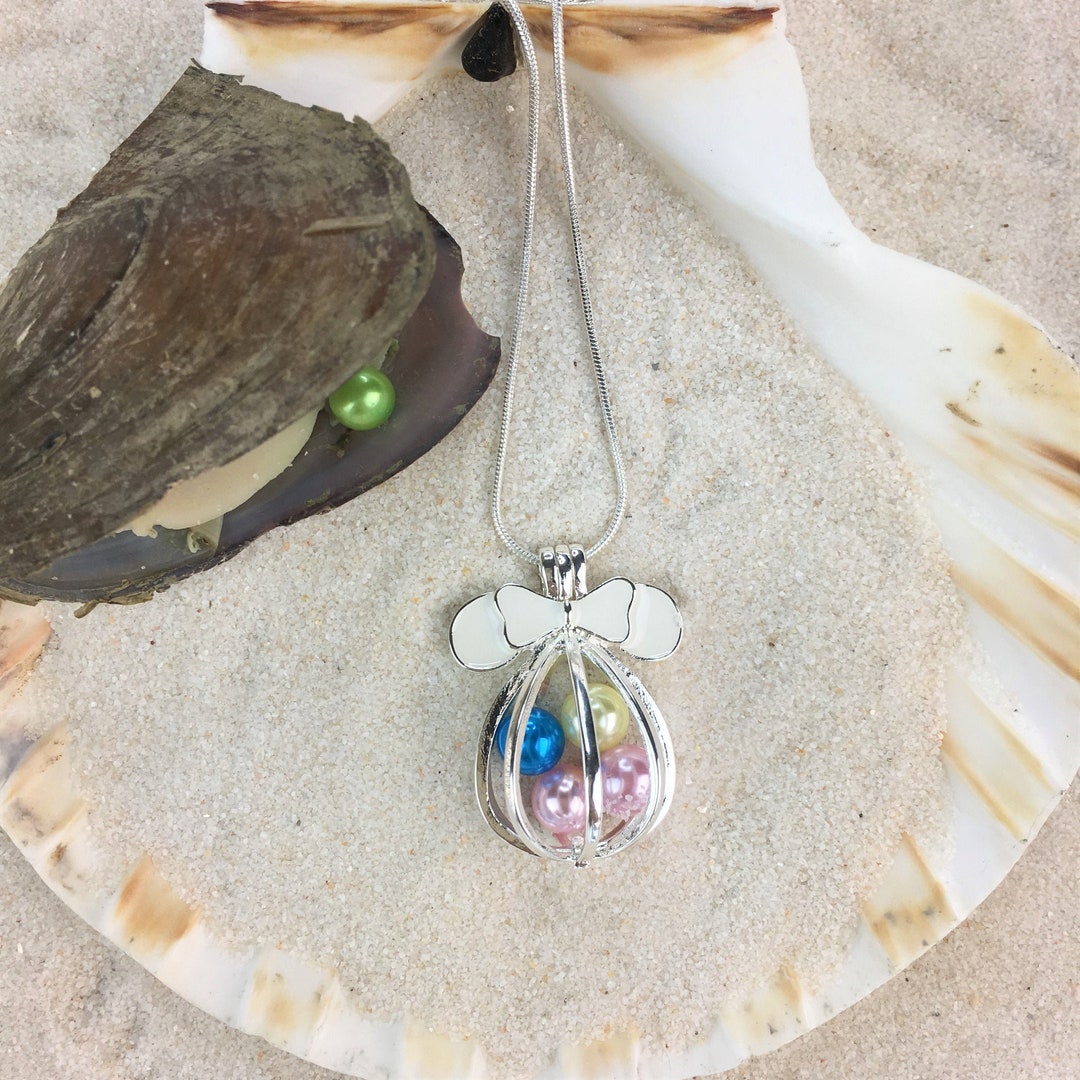 Minnie Mouse Disney Cage, Necklace & Pearl DIY Kit: Minnie Mouse Cage ...