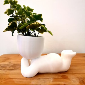 Fat Figure Planter | Planter | Desk Planter | Planter Pot | Gift ...