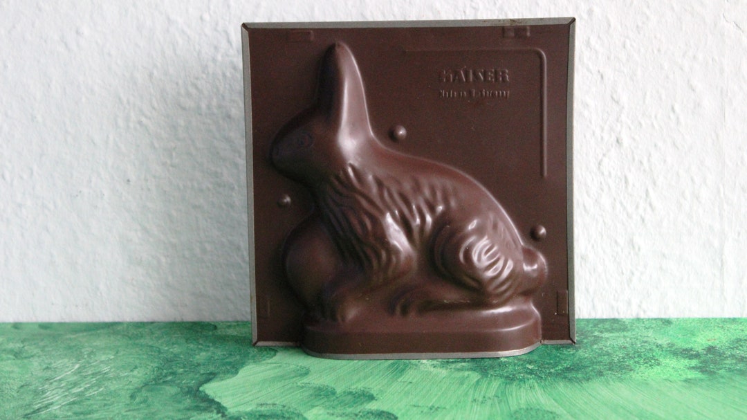 Chocolate Mold, Metal Cake Mold From Kaiser in the Shape of a Rabbit ...
