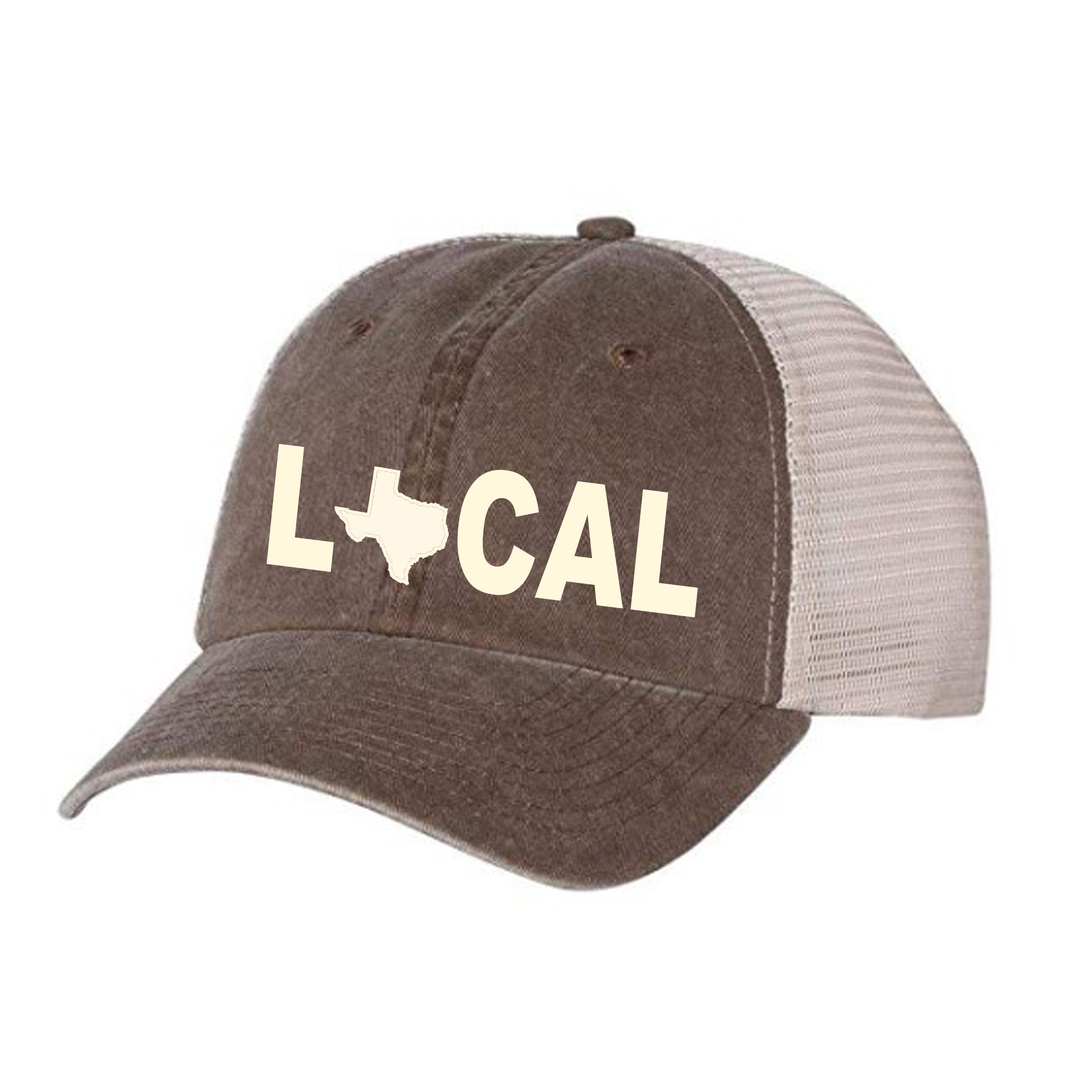 Vintage Local Texas Unisex Mesh Hat Snapback Music Festival Support ...