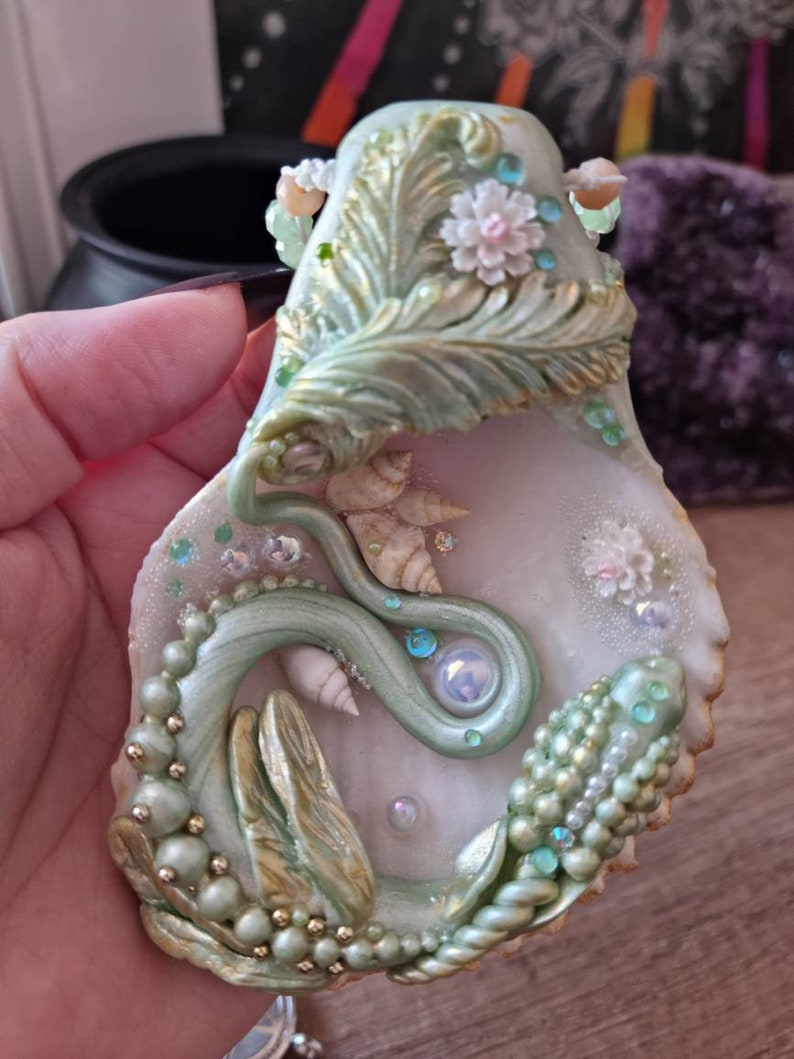 Unleash the Magic of the Sea: Handmade Serpent Dragon in a Natural ...