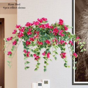Artificial Flower Rose Rattan Balcony Decorated With Roses - Etsy
