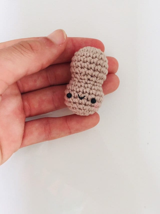 Crocheted Peanut,amigurumi Peanut,food - Etsy