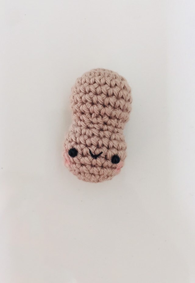 Crocheted Peanut,amigurumi Peanut,food - Etsy