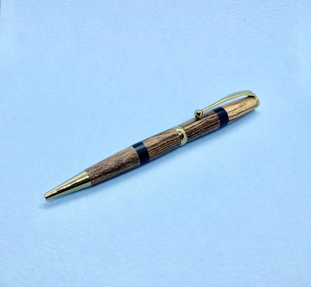 Wooden Ballpoint Pen Four Different Wood Types: Brownheart, Mexican ...