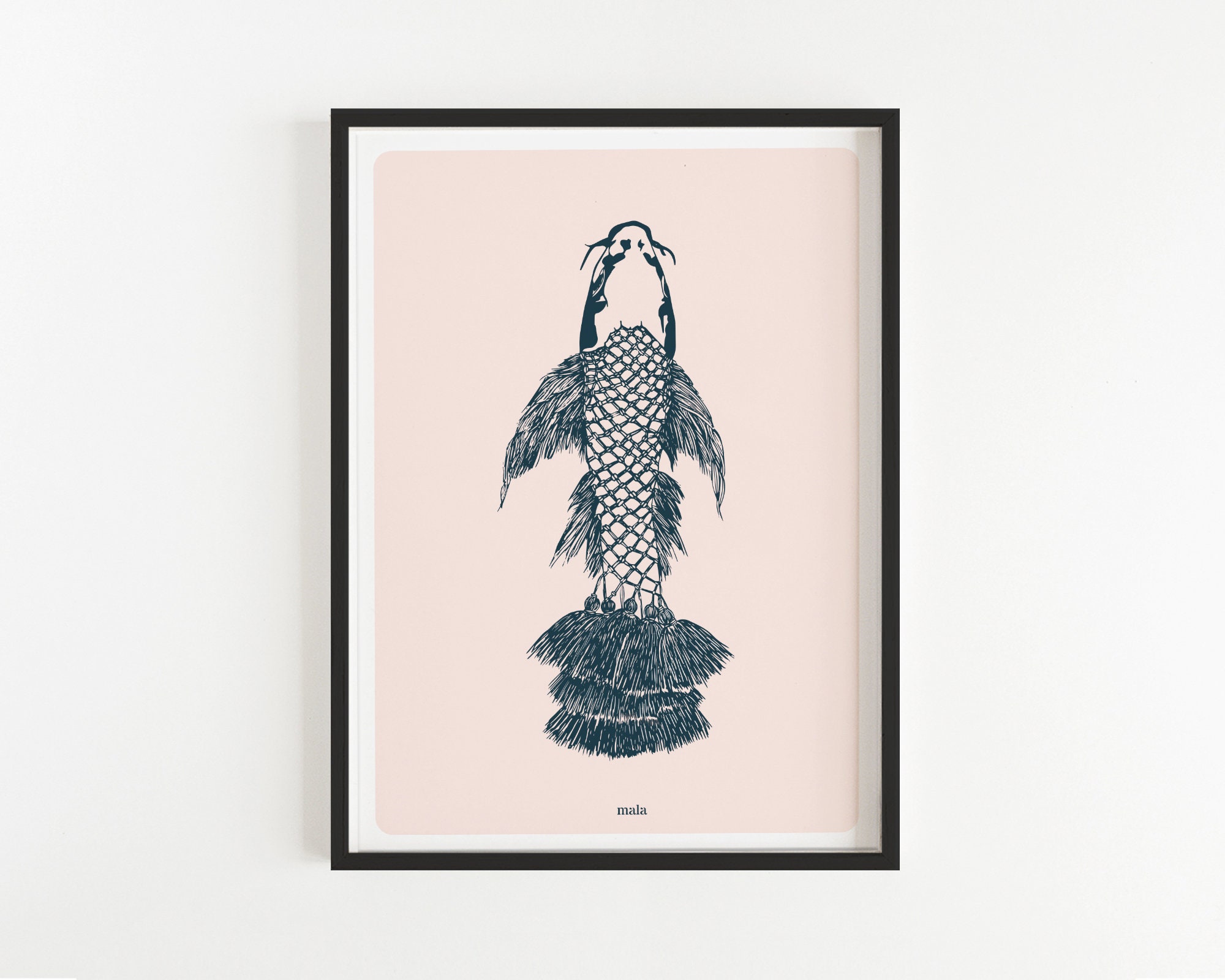 Fish Motif Print ,wall Art Poster,living Room Decor,home Decor,modern ...