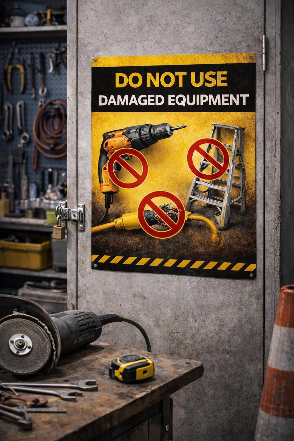 Do Not Use Damaged Equipment – Workplace Safety Poster - Etsy