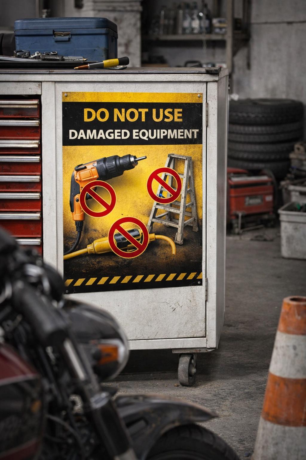 Do Not Use Damaged Equipment – Workplace Safety Poster - Etsy