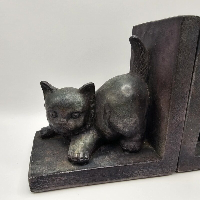 Cat Bookends - Etsy