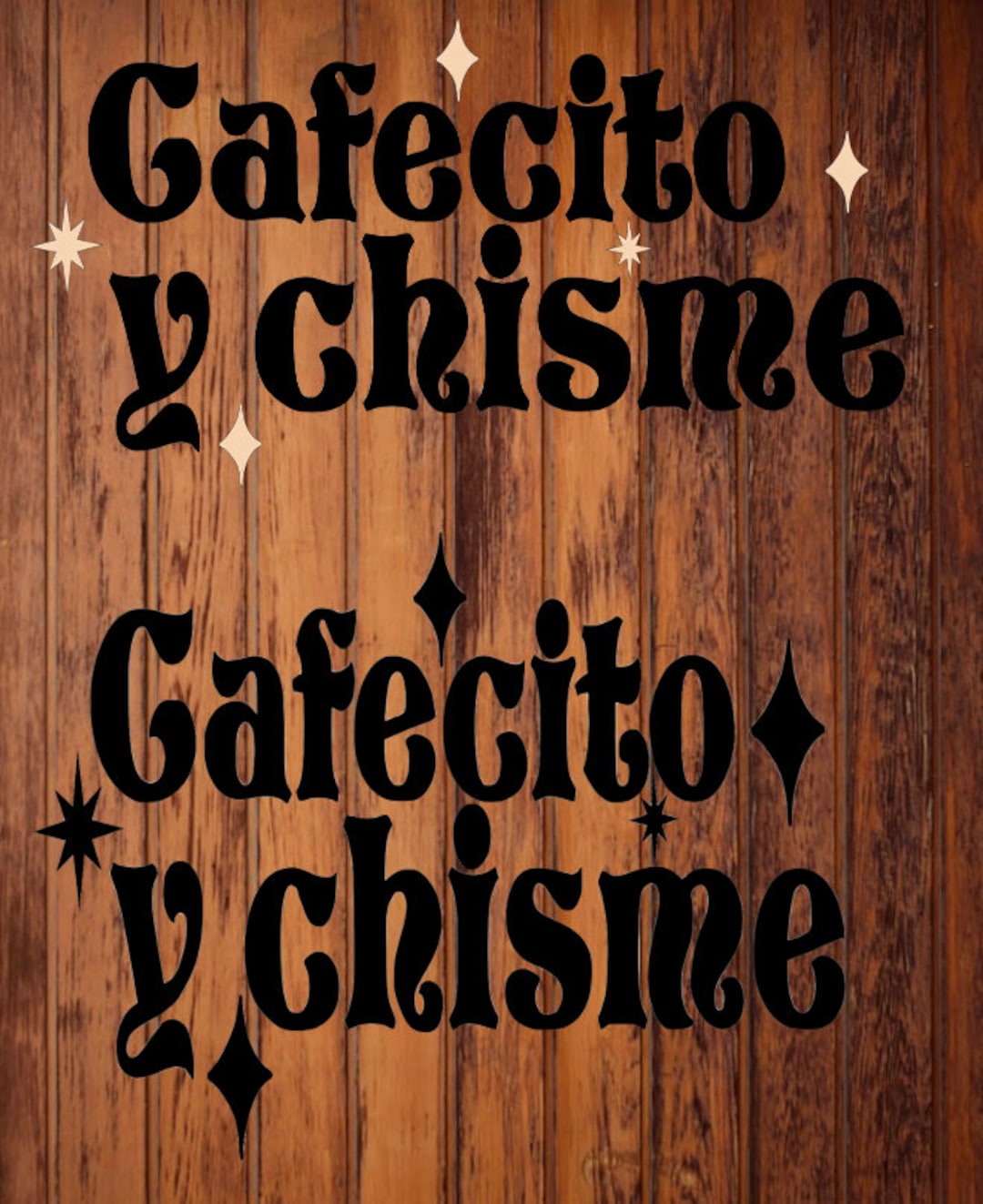 Cafecito Y Chisme PNG File ONLY! - Etsy