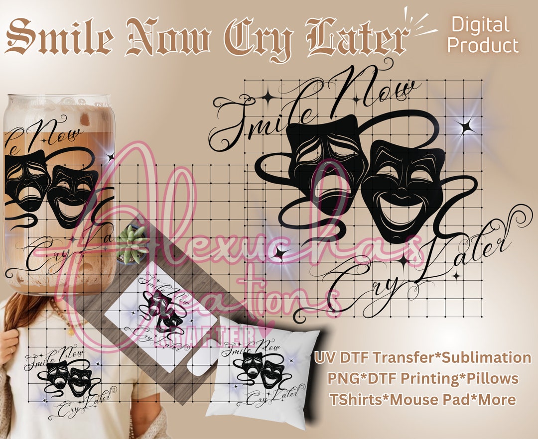Smile Now Cry Later PNG: Chola Tattoo Design (digital Download) - Etsy