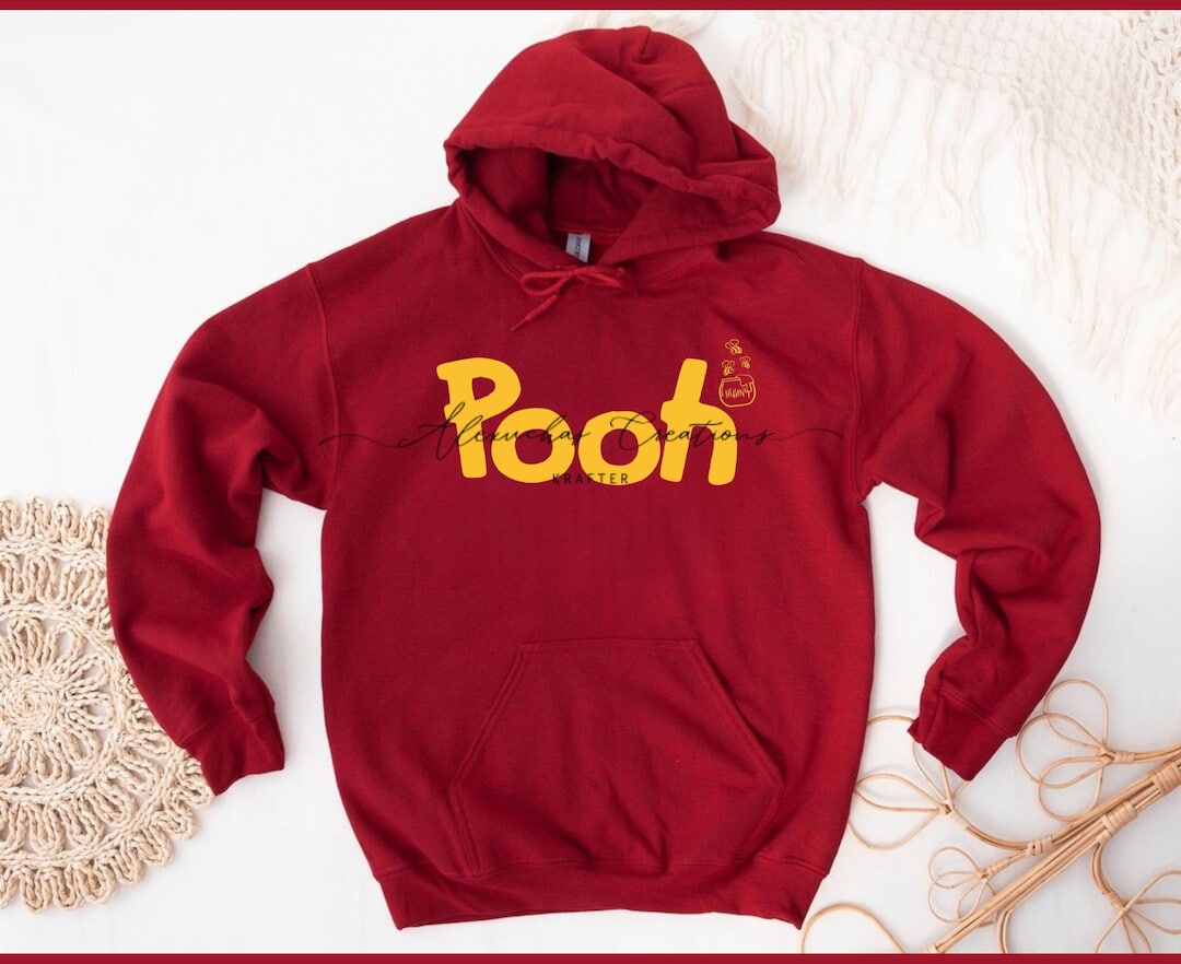 Winnie the Pooh & Friends Name Print Hoodies / Signatures / Pooh, Tiger ...