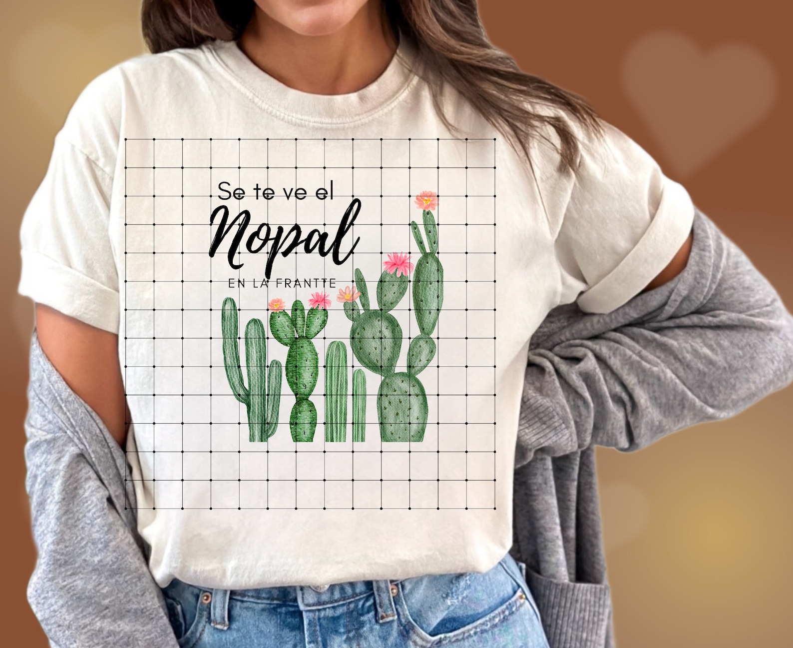 Se Te Ve El Nopal PNG: Mexican Slang, Cactus Design (digital Download ...