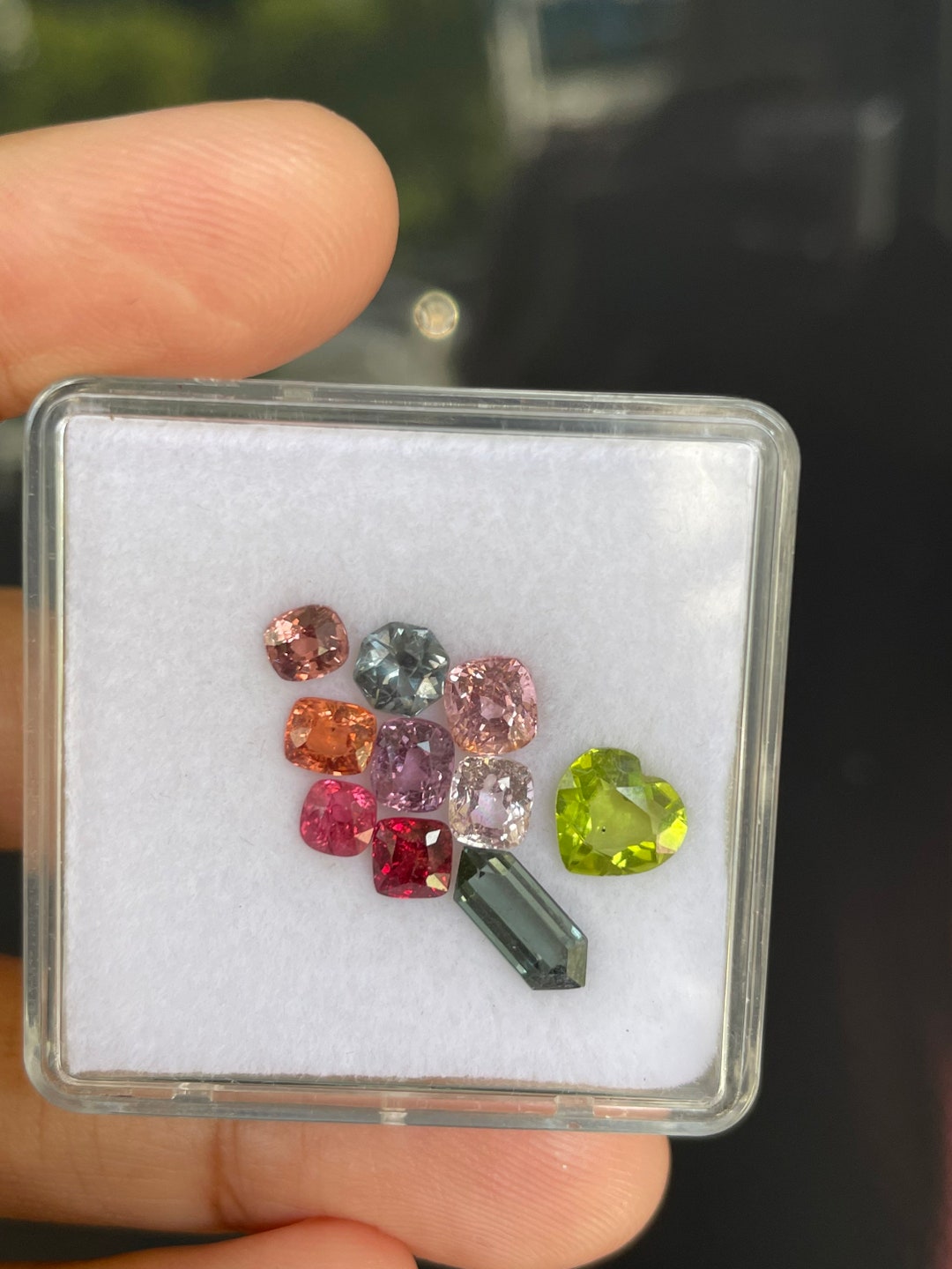 5.96ct Assorted Spinel and Peridot - Etsy