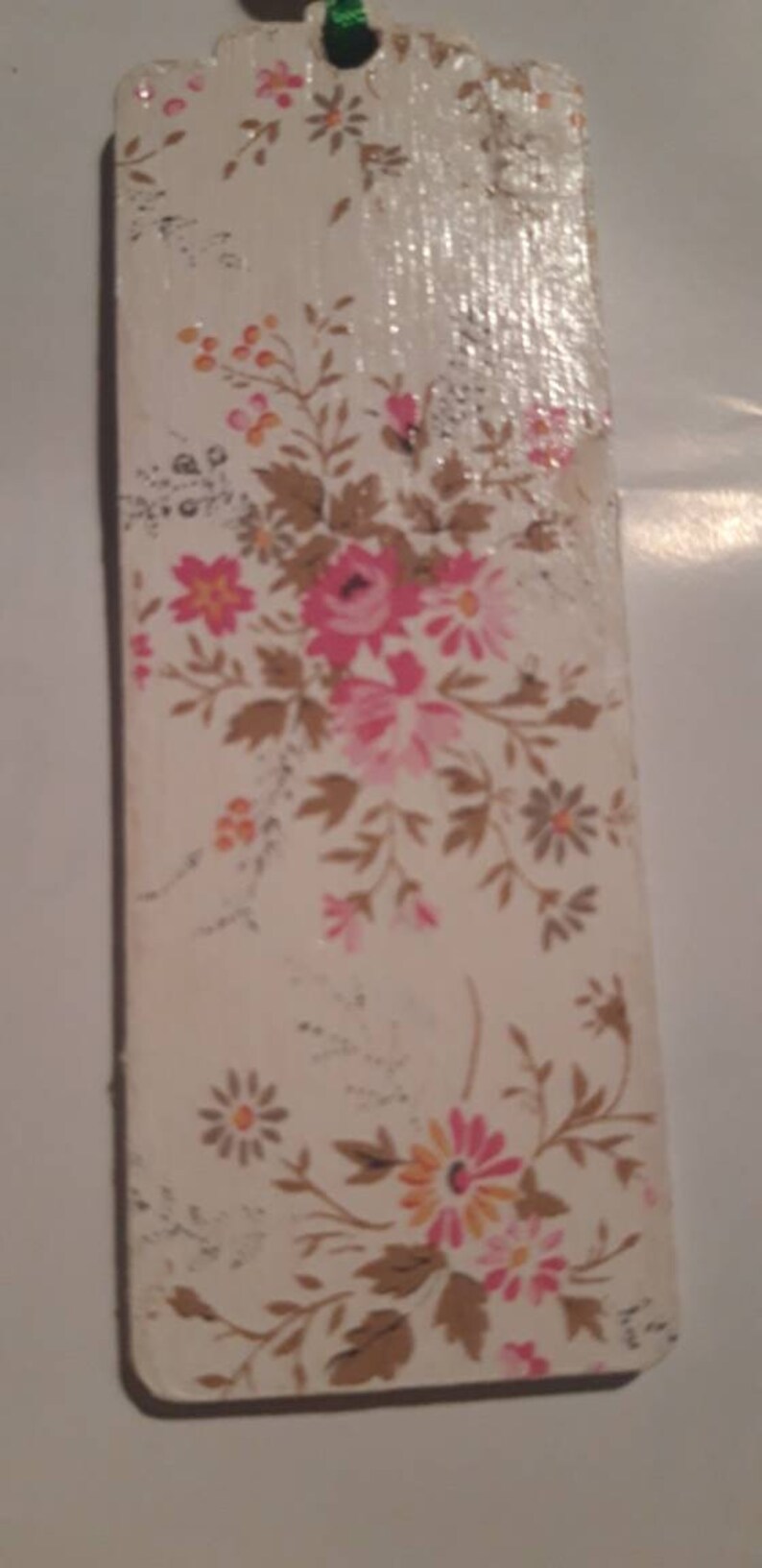 Handmade Wooden Decoupage Bookmark - Etsy UK