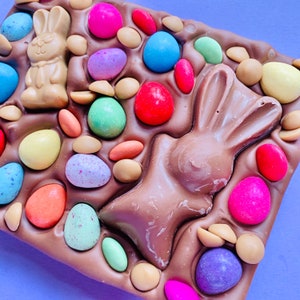 Milk Chocolate Loaded Easter Slab easter Chocolate Gift Belgian Milk ...