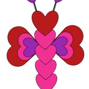Precut Valentine Craft Kit, 15 Animal Crafts, Heart Craft for ...