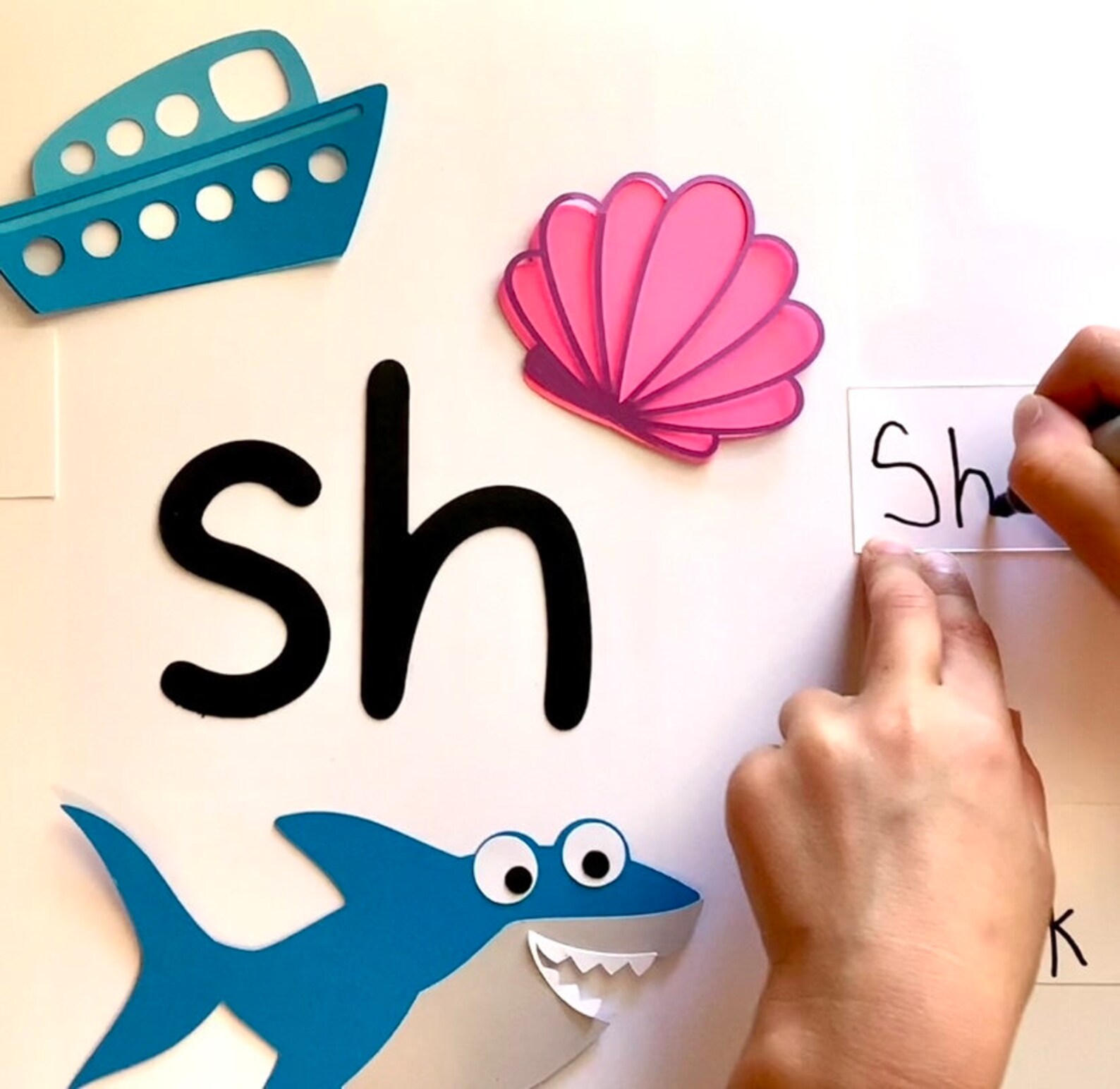 Precut Digraph Crafts for Kindergarten, 1st Grade, NO PREP - Etsy