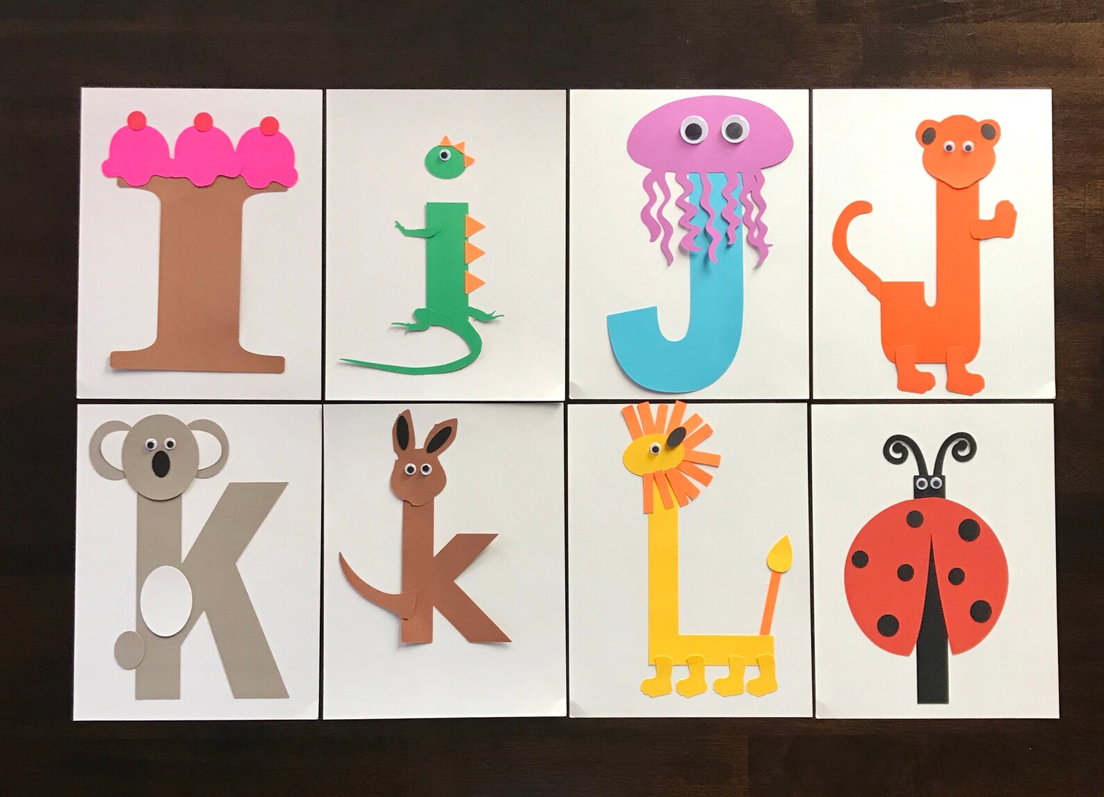 Precut Alphabet Craft Activity for Kids - Etsy
