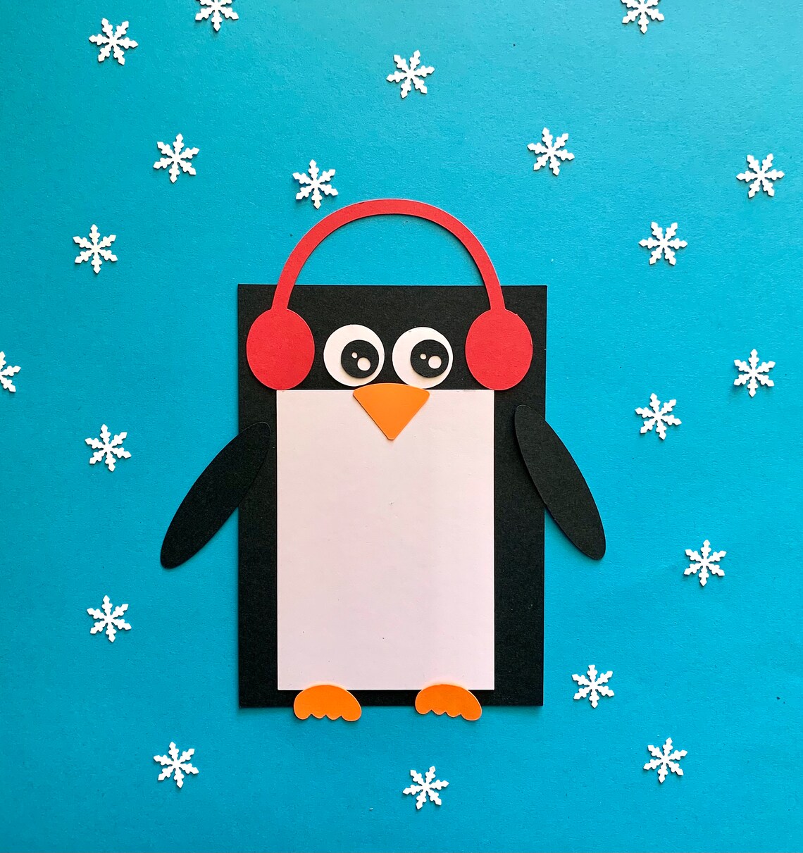 8 Penguin Shapes Craft, Winter Activity for Preschool Elementary Kid ...