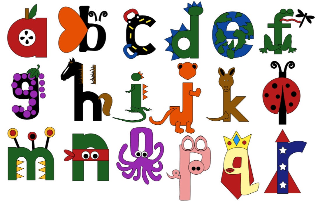 Precut Preschool Letter Crafts, Uppercase And/or Lowercase, Phonics ...