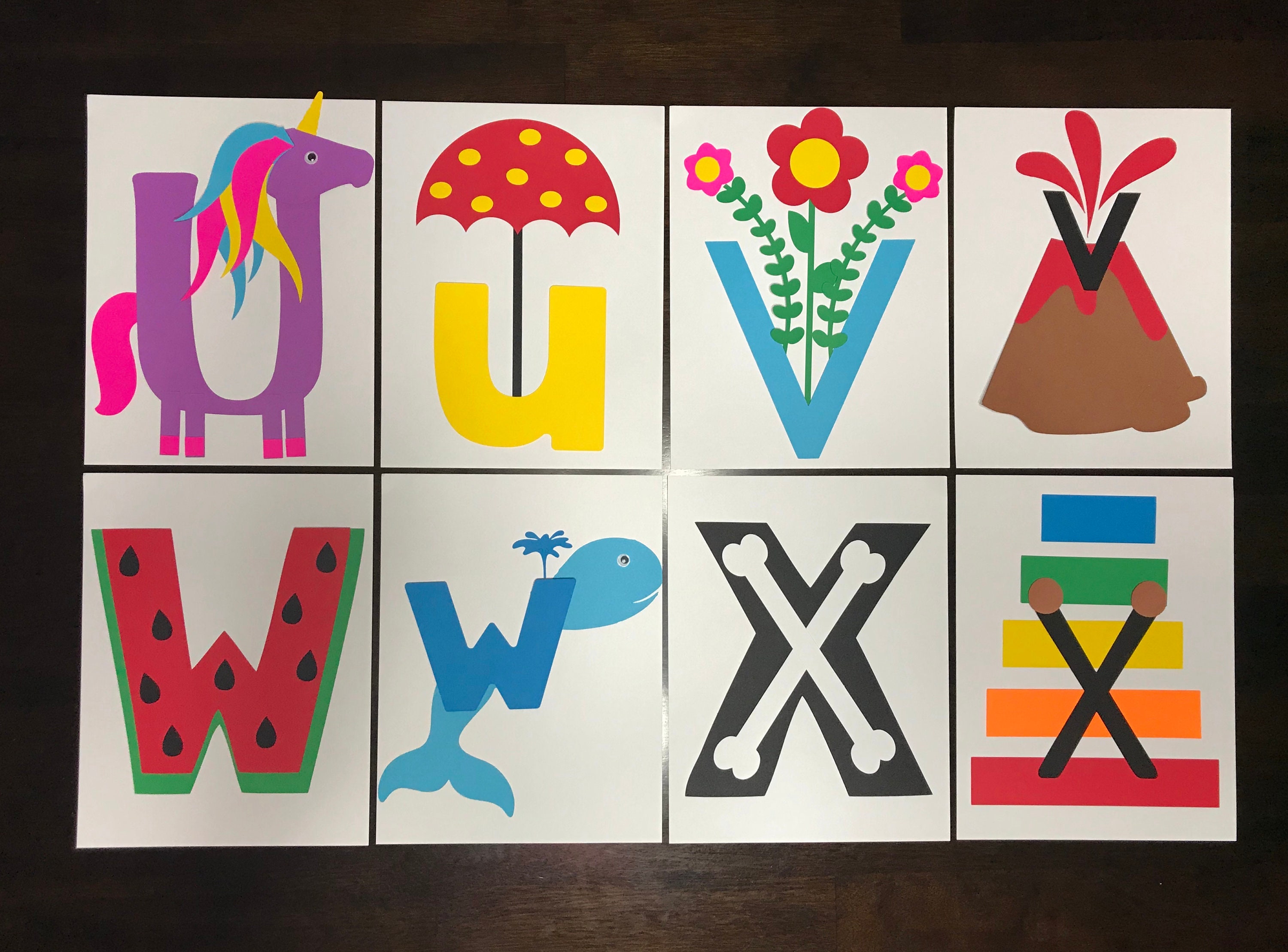 Precut Alphabet Craft Activity for Kids - Etsy