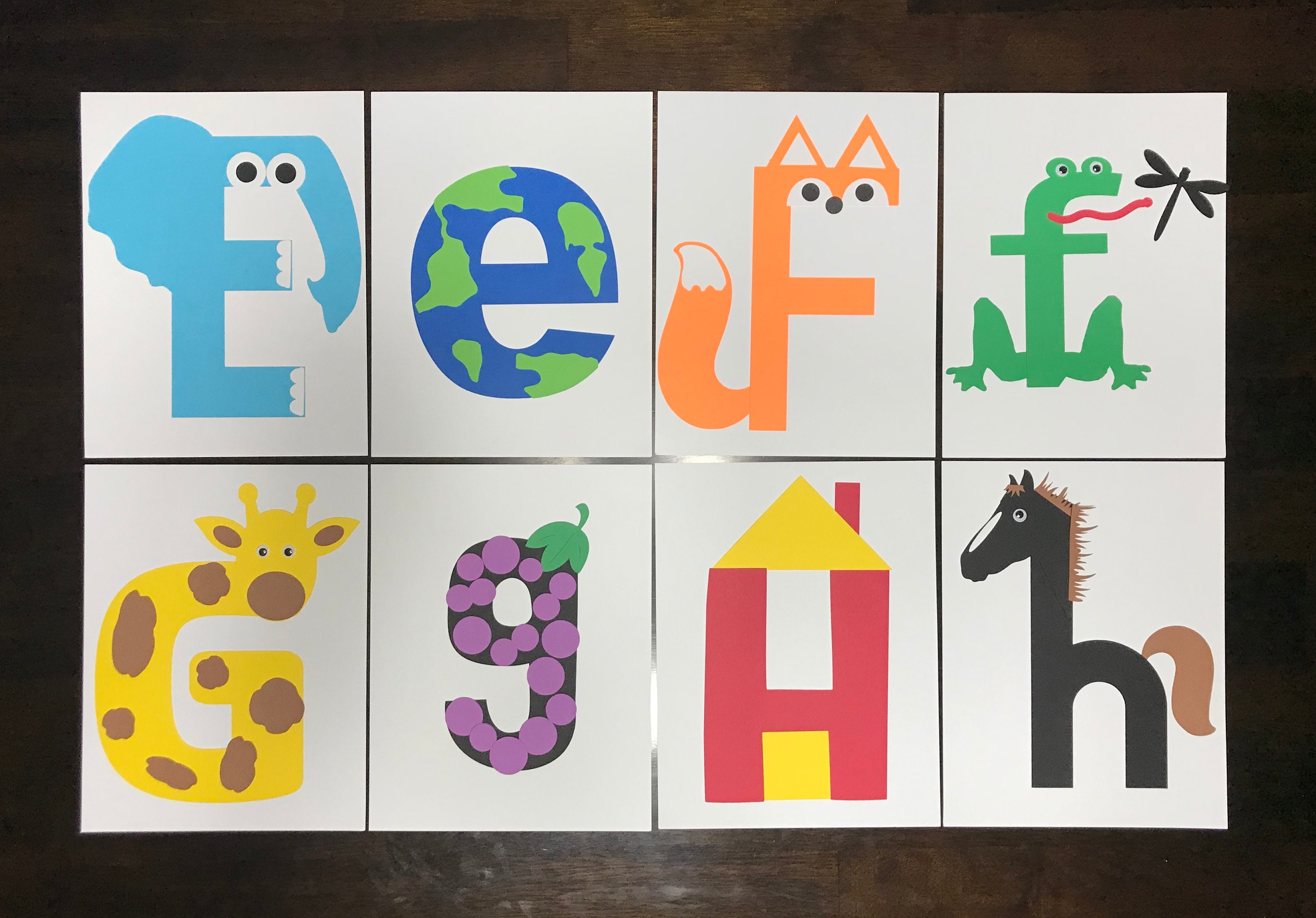 Precut Alphabet Craft Activity for Kids - Etsy
