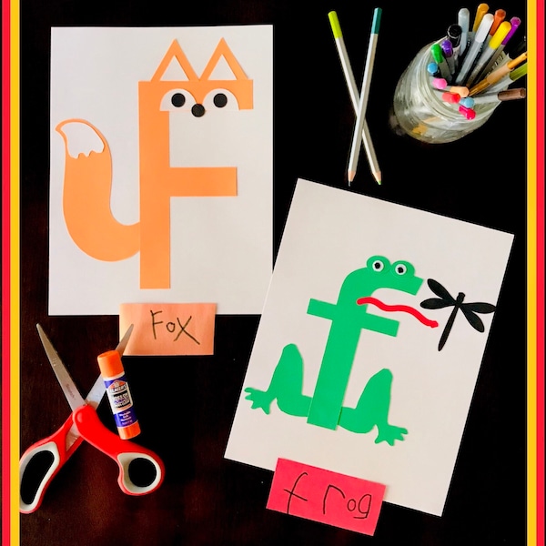 Lowercase Alphabet Letter Crafts - Etsy