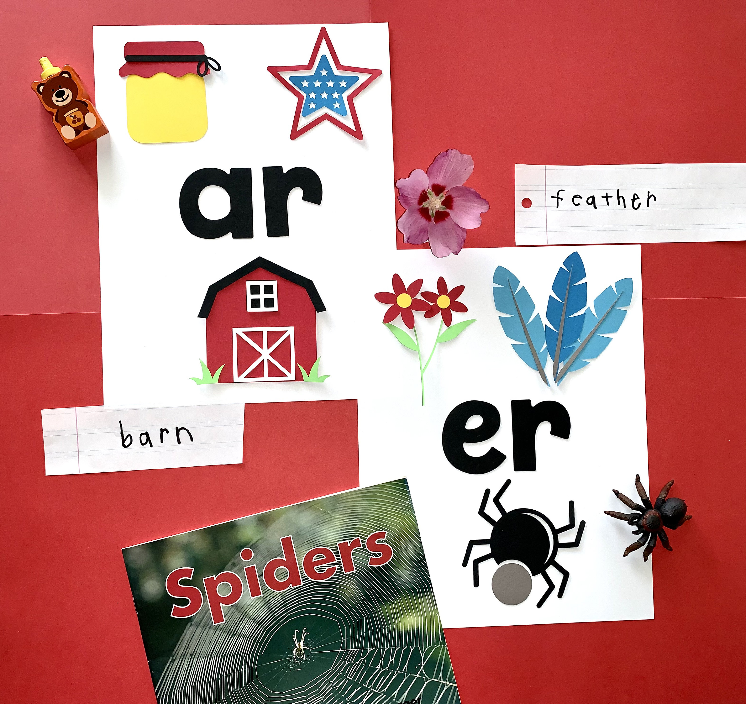 Precut Bossy R Crafts for Kids, Classroom Decor, Educational Activity ...