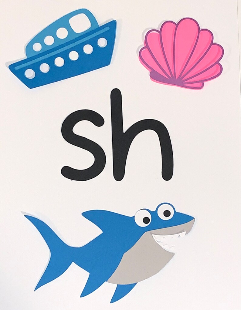 Precut Digraph Crafts for Kindergarten, 1st Grade, NO PREP - Etsy
