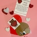 Valentine Bear Craft, Heart Activity for Preschoolers Elementary, Love ...