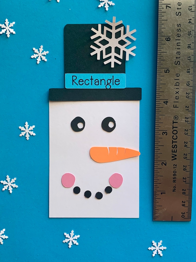 8 Snowmen Shapes Craft for Kids, Winter Activity for Preschool ...