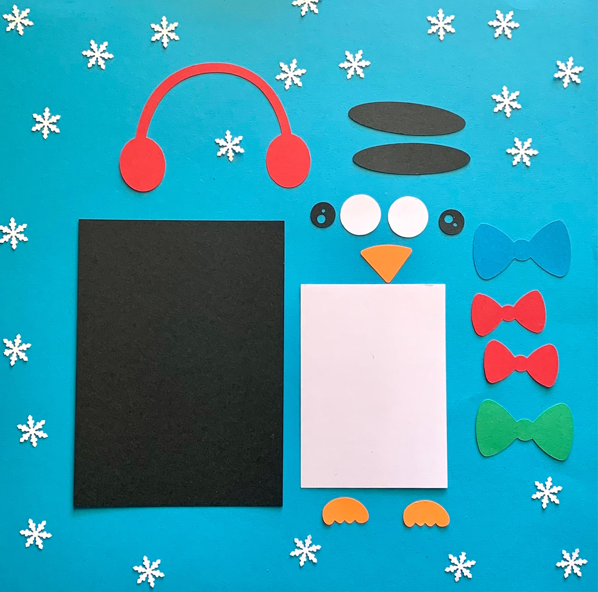 8 Penguin Shapes Craft, Winter Activity for Preschool Elementary Kid ...