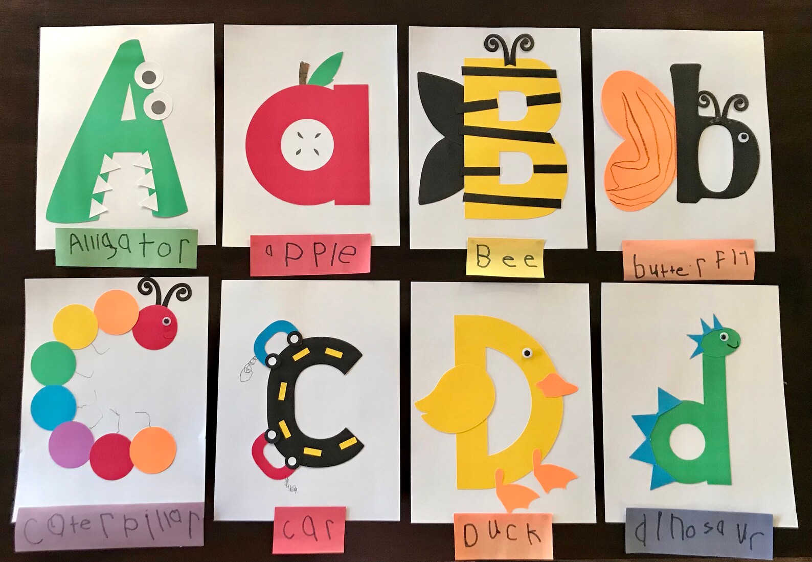 Precut Preschool Letter Crafts, Uppercase And/or Lowercase, Phonics ...