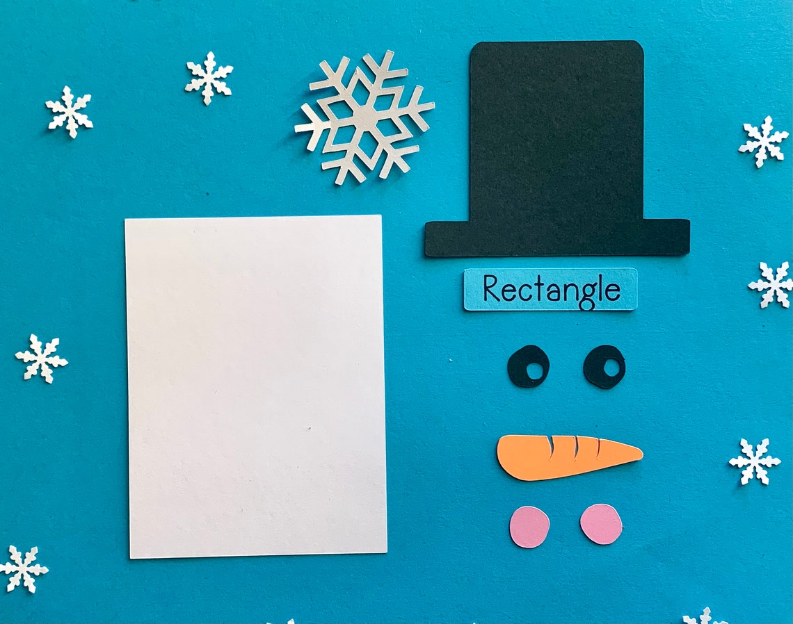 8 Snowmen Shapes Craft for Kids, Winter Activity for Preschool ...