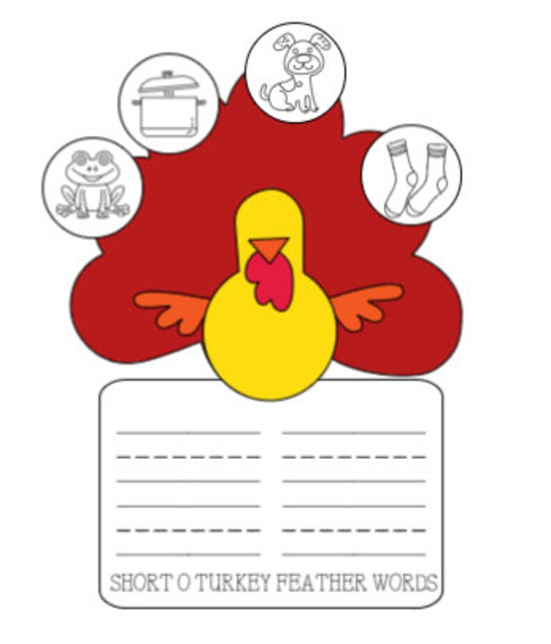 Fall Short Vowel Phonics Craft, Vowel Sounds Elementary Activity ...