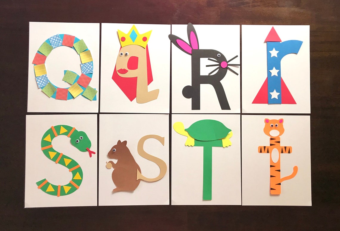 Precut Alphabet Craft Activity for Toddlers Preschoolers and | Etsy
