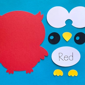 Owl Colors Craft for Preschool Elementary, 11 Owls, Learn Your Colors ...