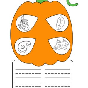 Fall Short Vowel Phonics Craft, Vowel Sounds Elementary Activity ...