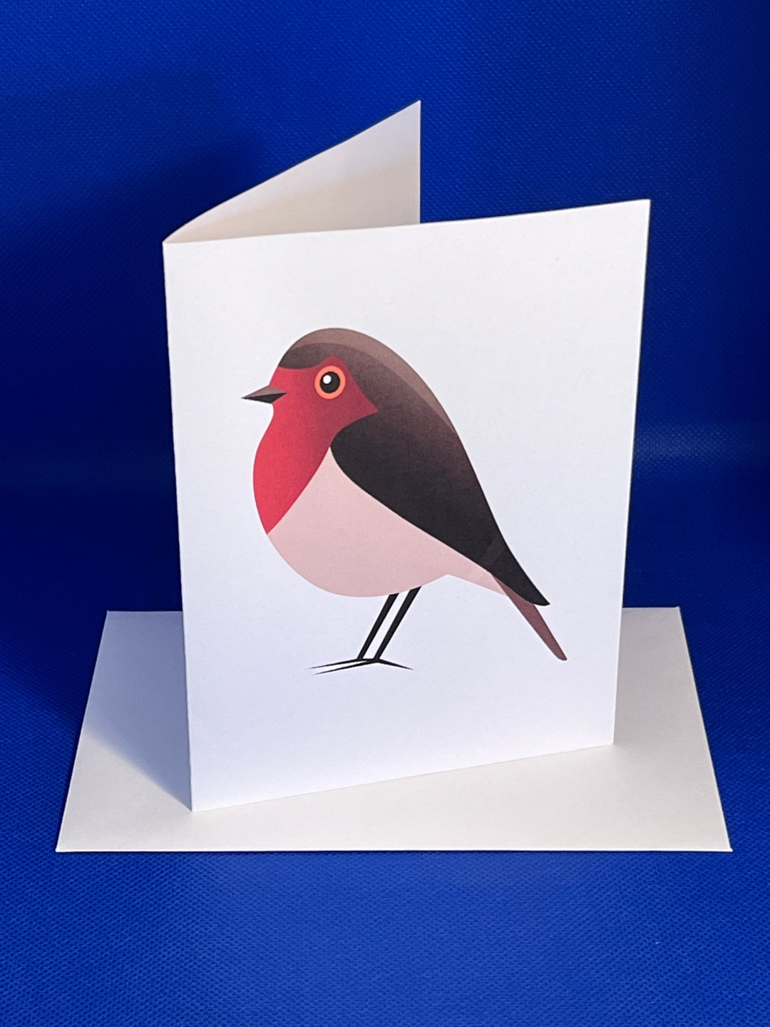 Red Robin Card - Etsy