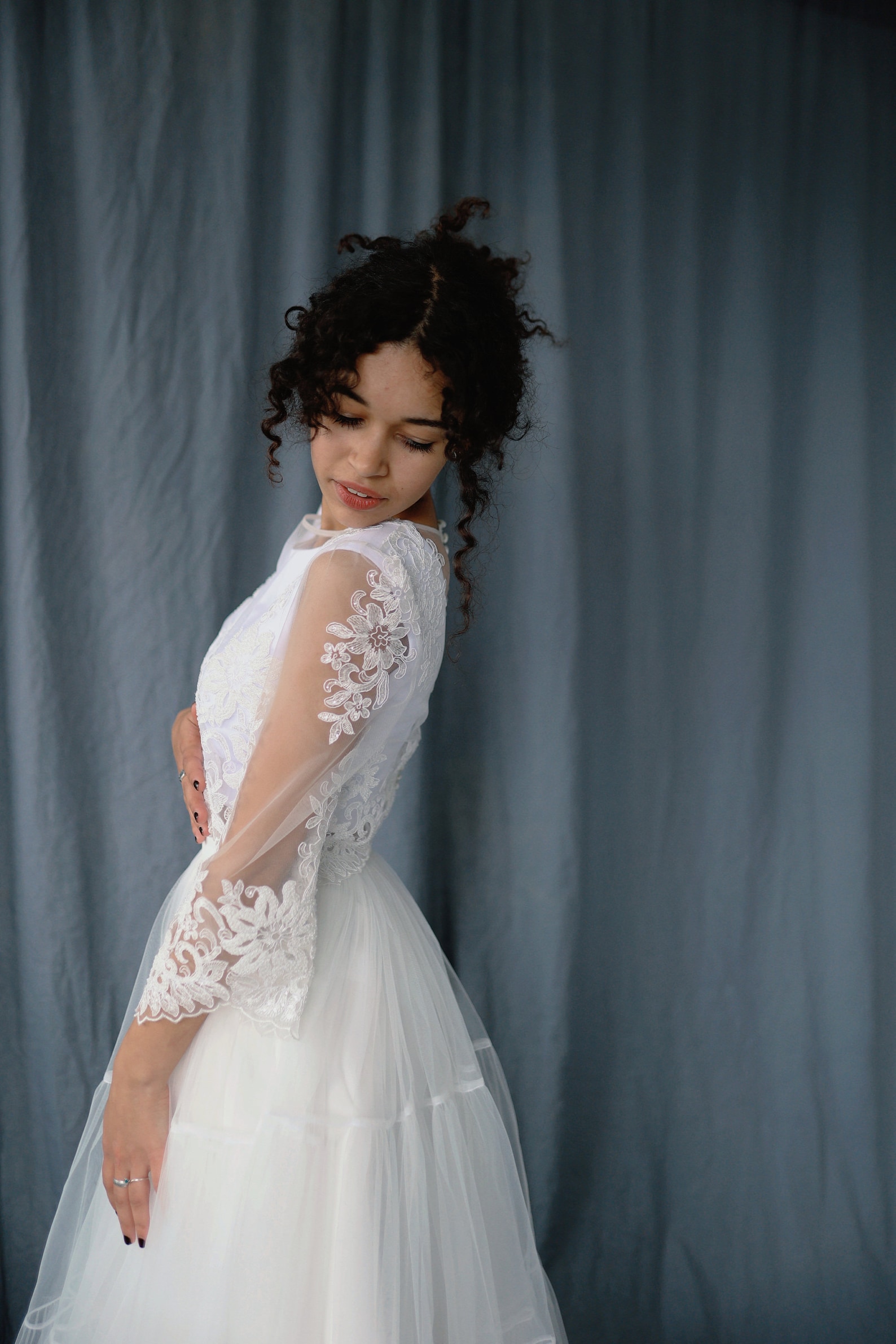 Handmade Lace Wedding Top: Beaded Bridal Separates - Etsy