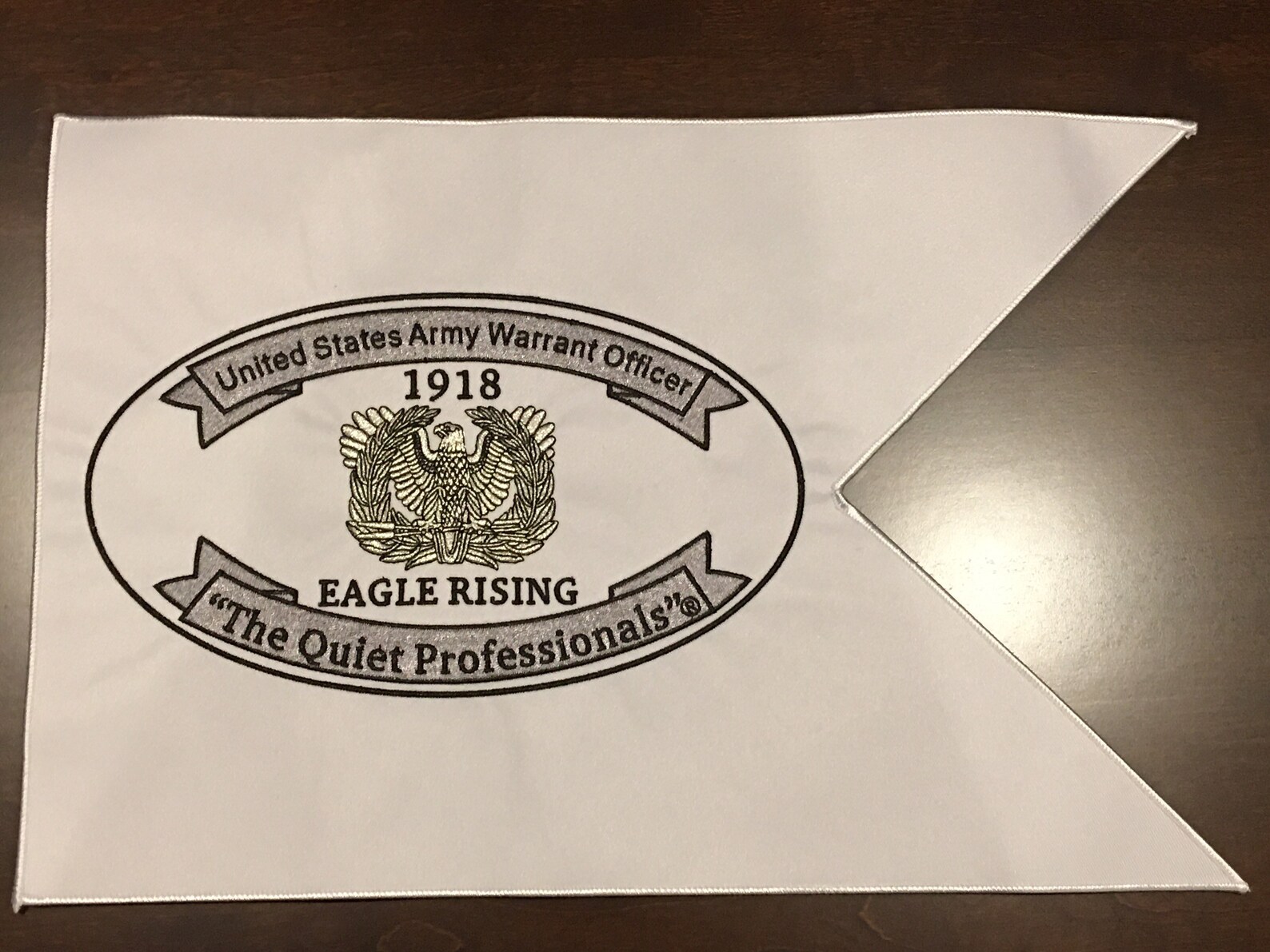 Warrant Officer Rising Eagle Embroidered Guidon 16 X 10 1/2 - Etsy