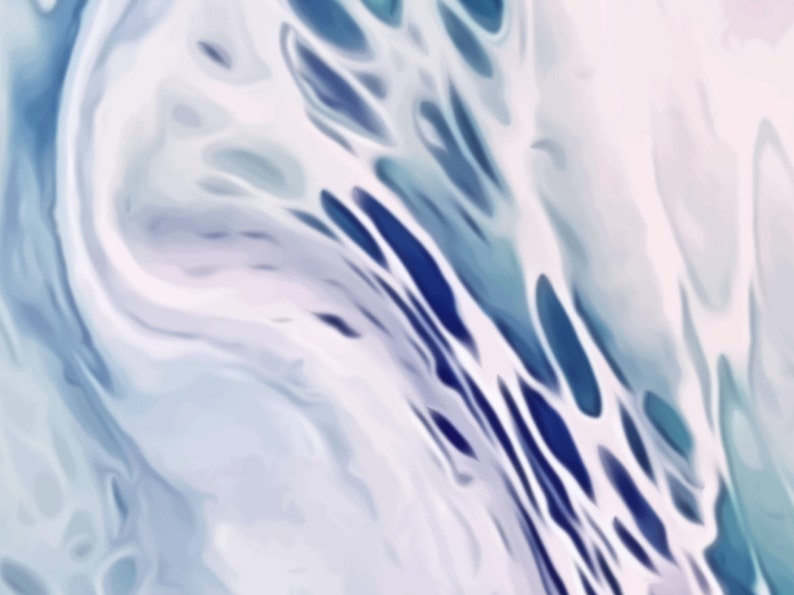 Set of 3 Scandinavian Marble Prints Blue Marble Print Boho - Etsy