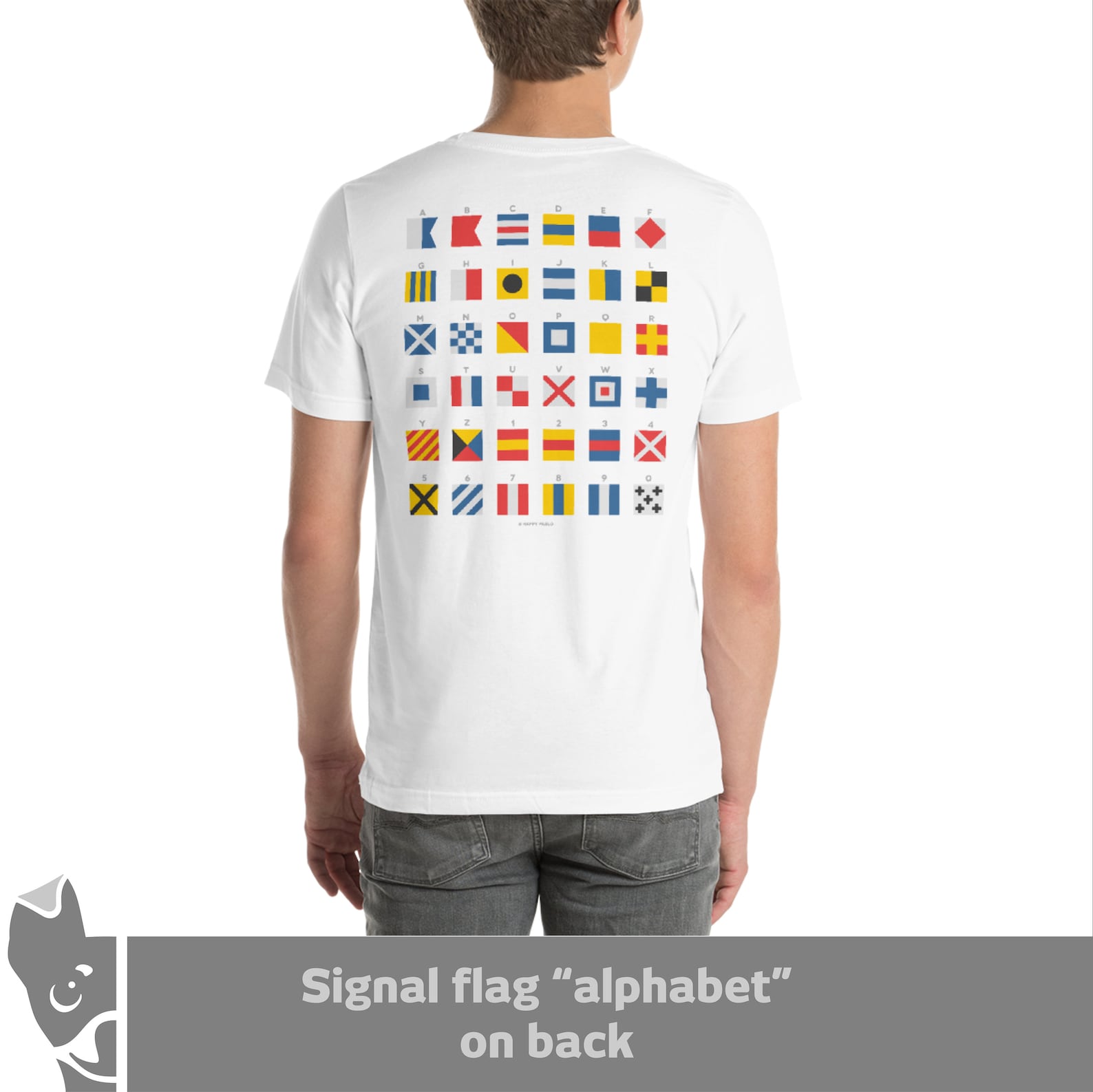 Your! Maritime Signal Flags [personalized/custom Unisex T-shirt With ...