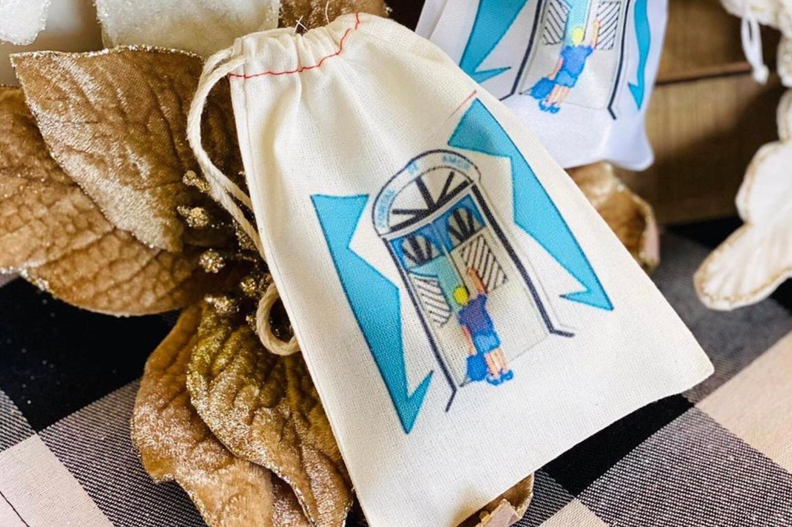 Custom Cotton Drawstring Bag Printed, Jewelry Package Wedding Favor ...