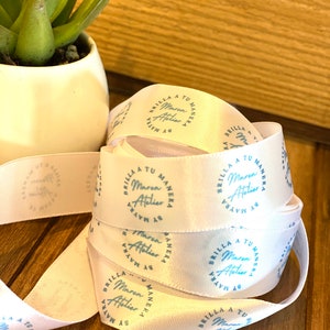 Personalized Ribbon for Gifts, Business Branded, Custom Printed Ribbon ...