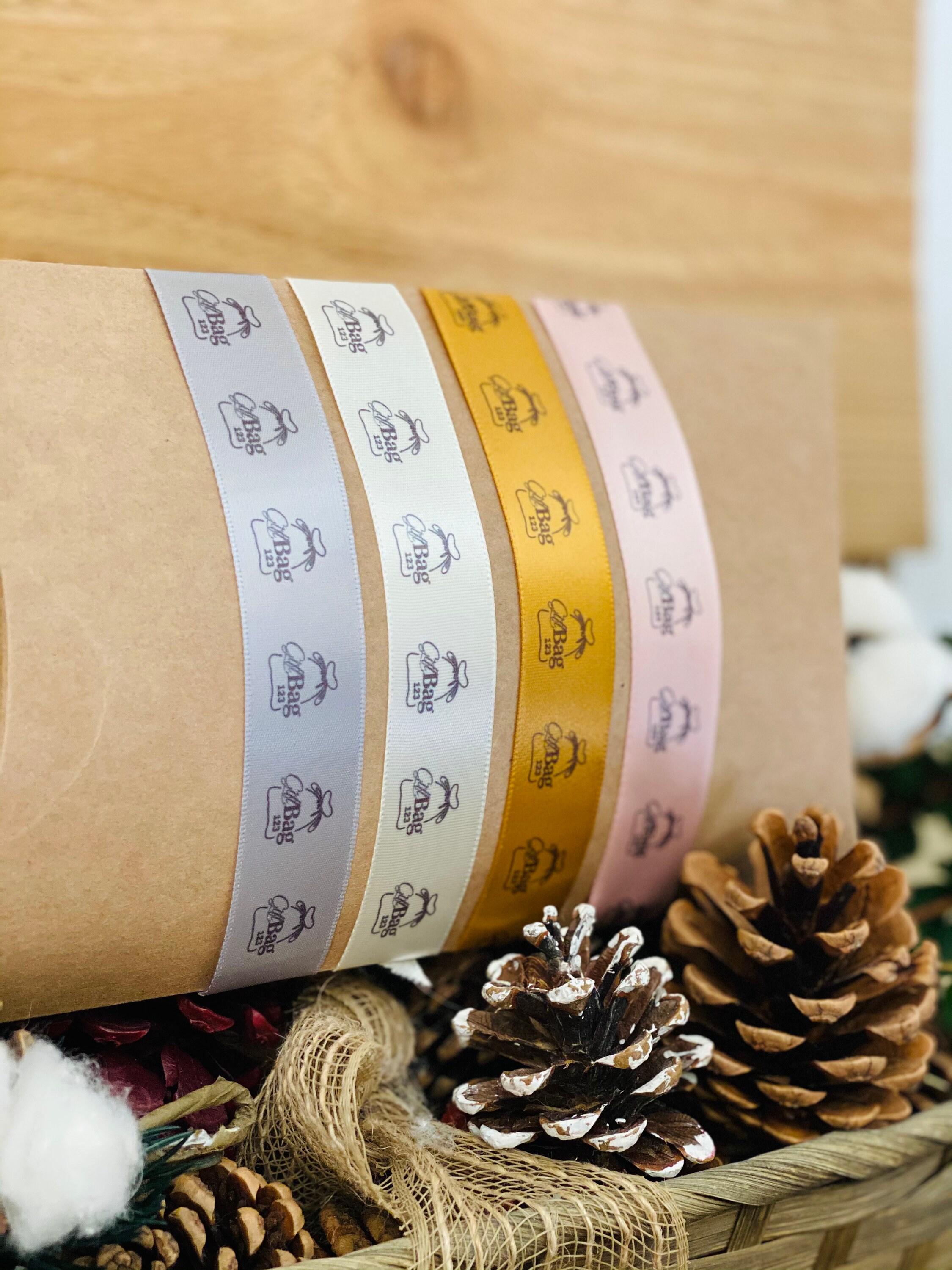 Personalized Ribbon for Gifts, Business Branded, Custom Printed Ribbon ...