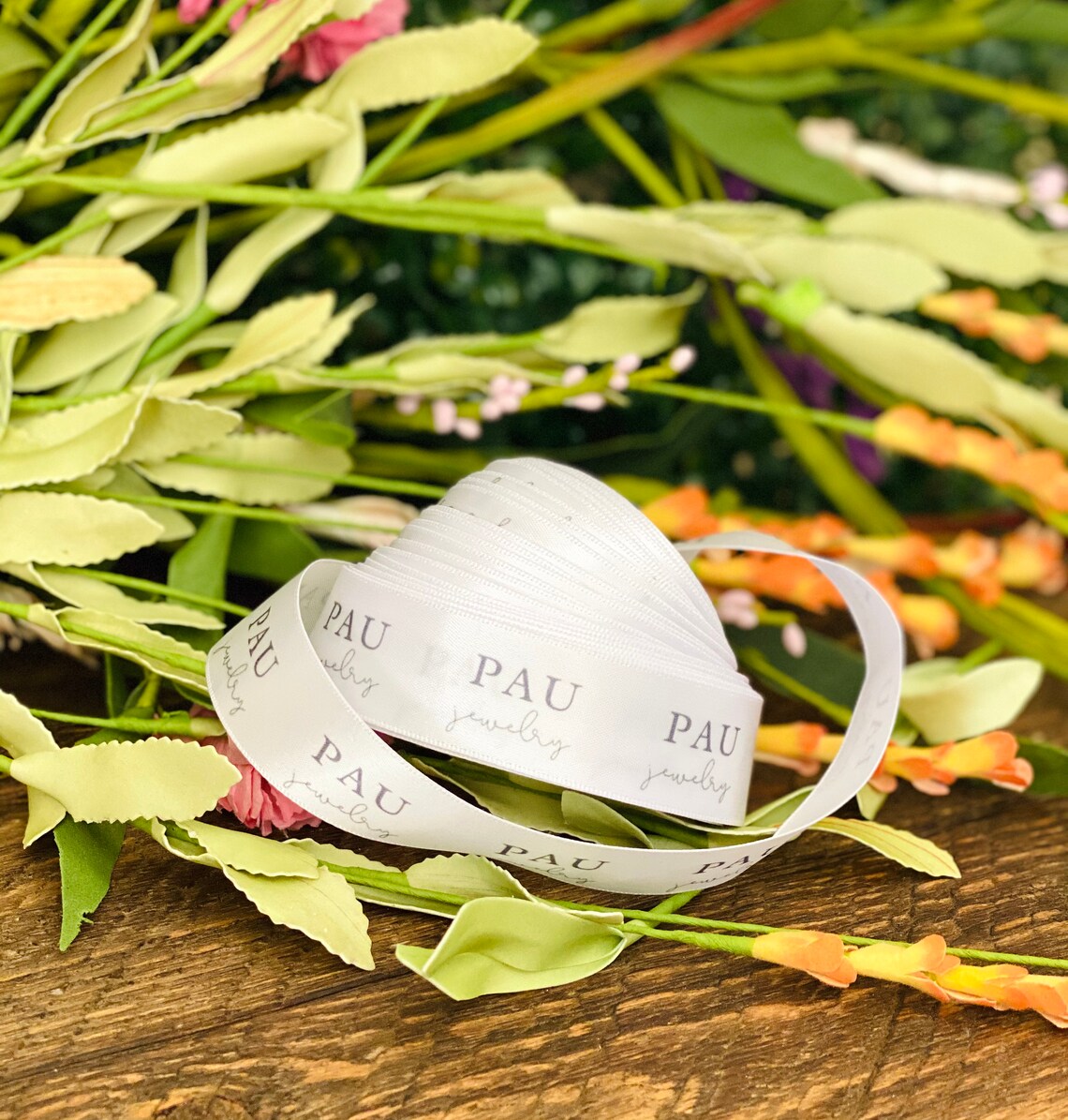 Personalized Ribbon for Gifts, Business Branded, Custom Printed Ribbon ...