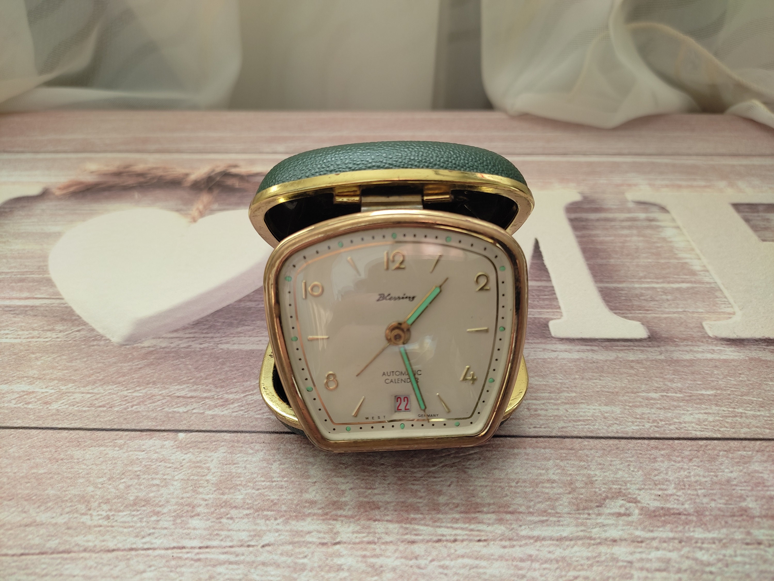 Vintage Table Clock Tourist Clockalarm Clock Clock Not - Etsy